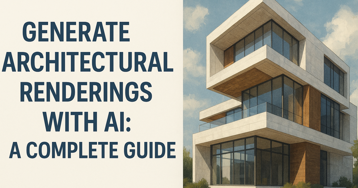 Generate Architectural Renderings with AI: A Complete Guide